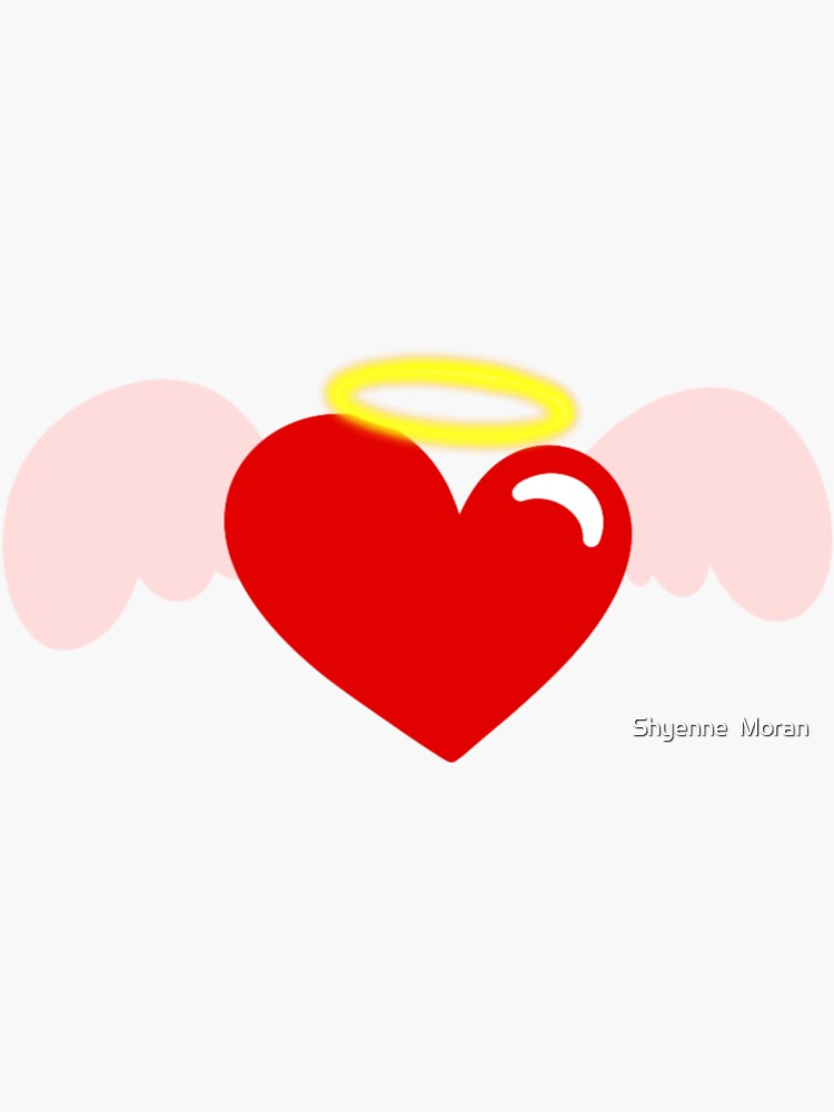 "Fluttery Heart" Sticker by ShyenneMoran | Redbubble