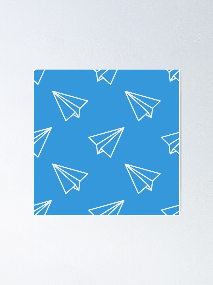 "Paper planes" Poster for Sale by runlenarun | Redbubble
