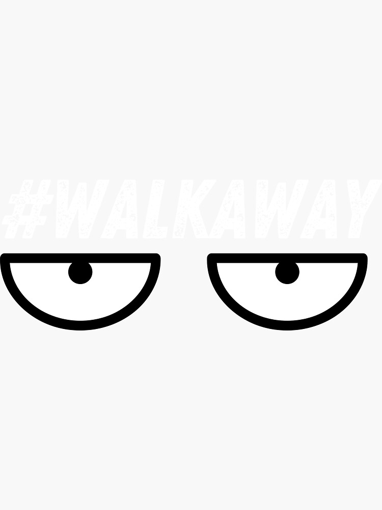 "#walk Away Movement Fan | Walk Away Protest Movement Black Design with ...