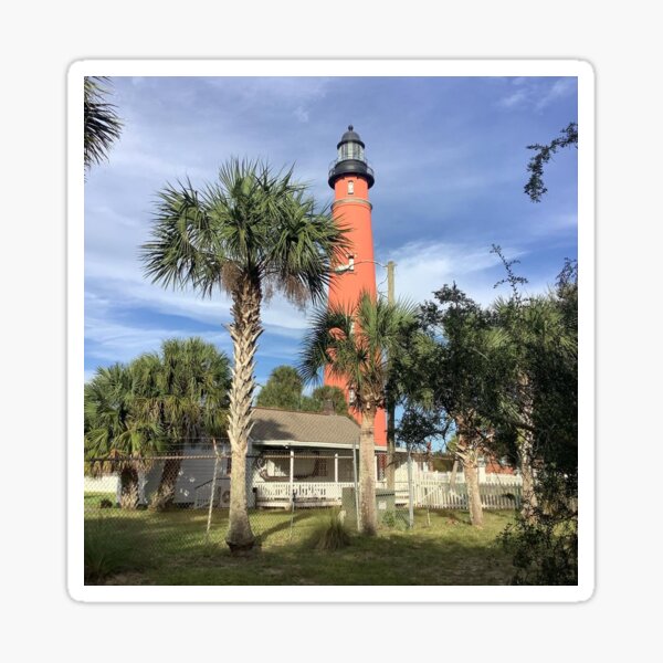 "Ponce de Leon Inlet Lighthouse " Sticker for Sale by Anjcreations ...