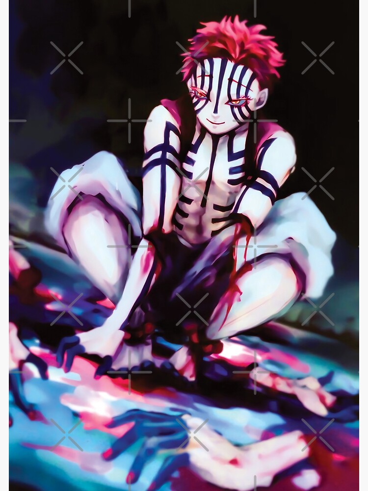 "Akaza Demon Slayer " Poster for Sale by jerestudio | Redbubble