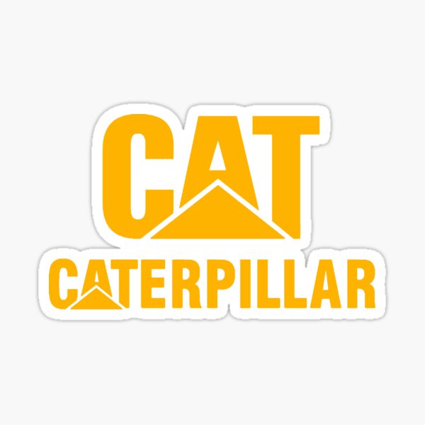 "CATERPILLAR-LOGO" Sticker by CurroArdan49 | Redbubble
