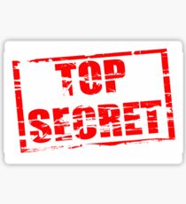 Top Secret: Stickers | Redbubble
