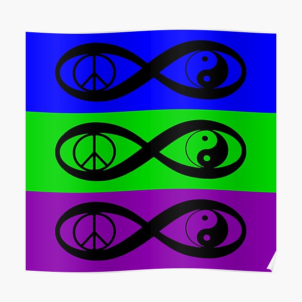 "INFINITE PEACE AND BALANCE 02" Poster for Sale by carsoar | Redbubble