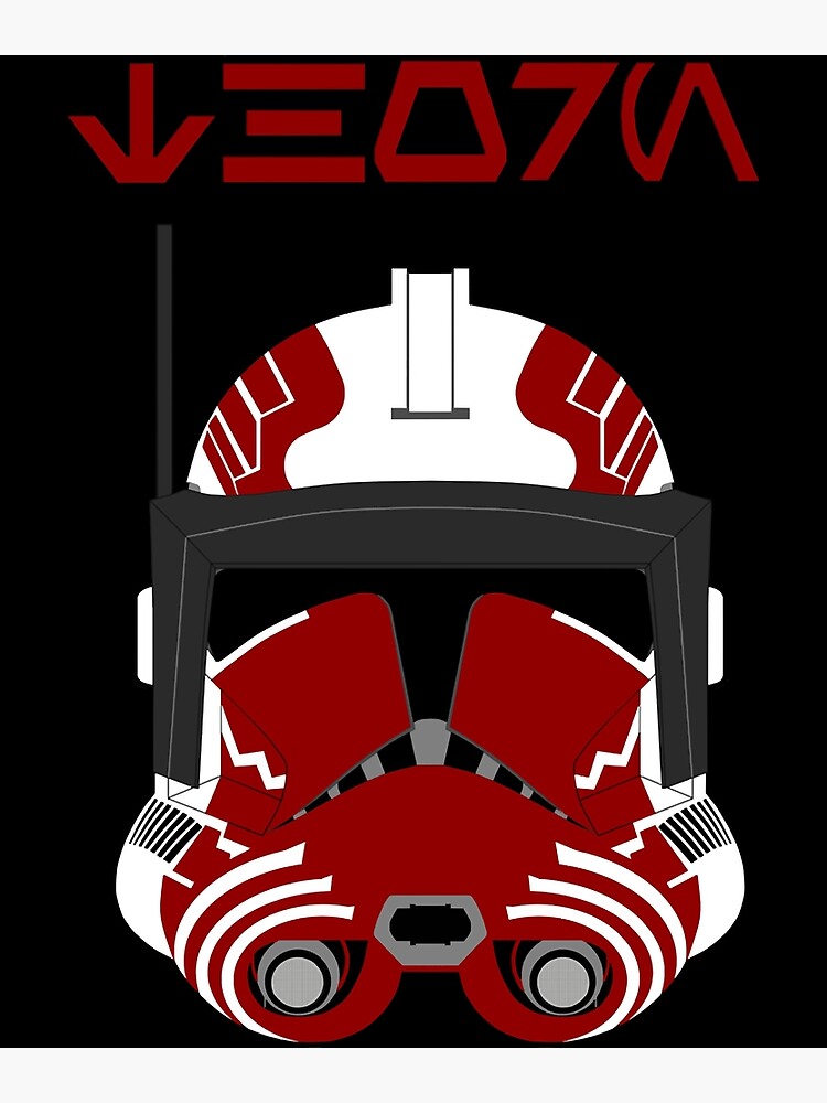 "helmet clone commander thorn " Poster for Sale by CodyMotzner | Redbubble