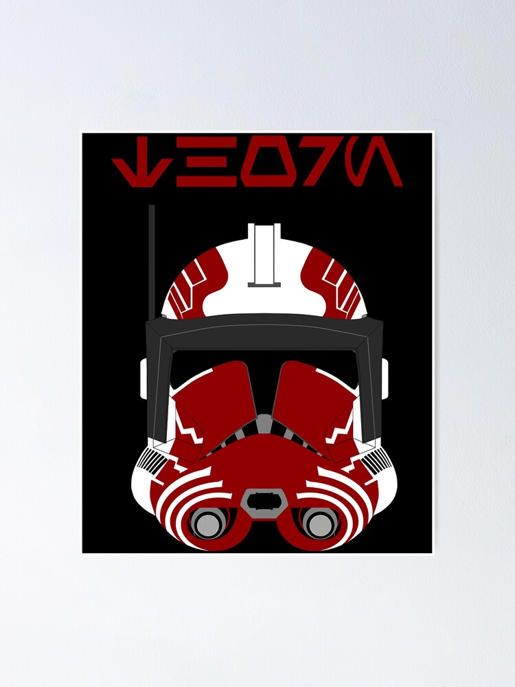 "helmet clone commander thorn " Poster for Sale by CodyMotzner | Redbubble