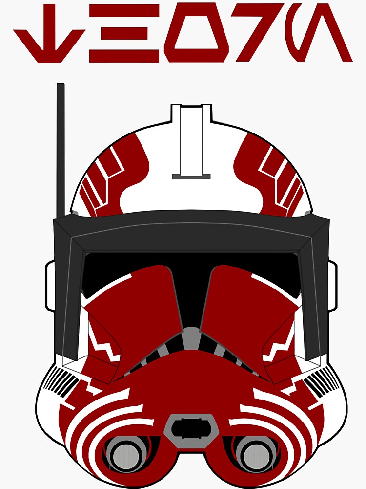 "helmet clone commander thorn " Sticker for Sale by CodyMotzner | Redbubble