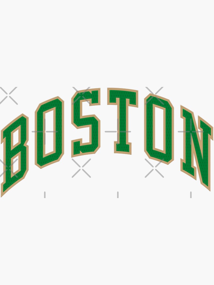 "Boston" Sticker for Sale by kule-designs | Redbubble