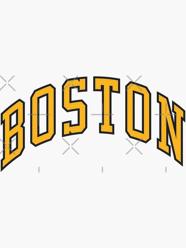 "Boston" Sticker for Sale by kule-designs | Redbubble