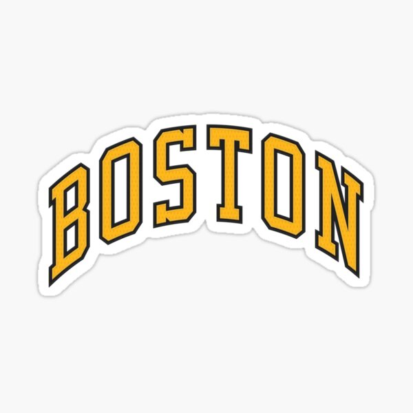 "Boston" Sticker for Sale by kule-designs | Redbubble