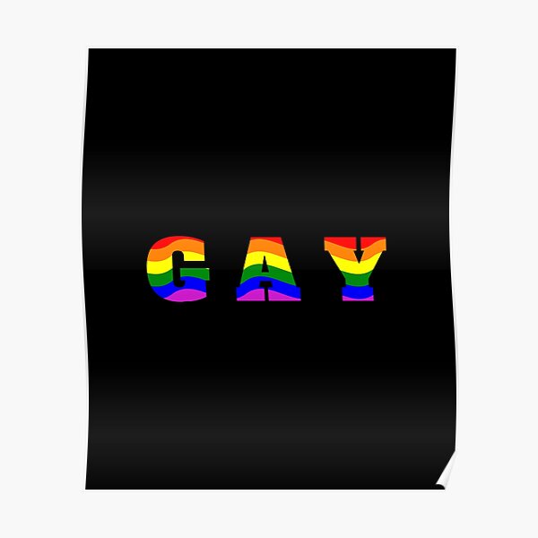 "Gay - Pride LGBTIQ" Poster for Sale by Pride-Arts | Redbubble