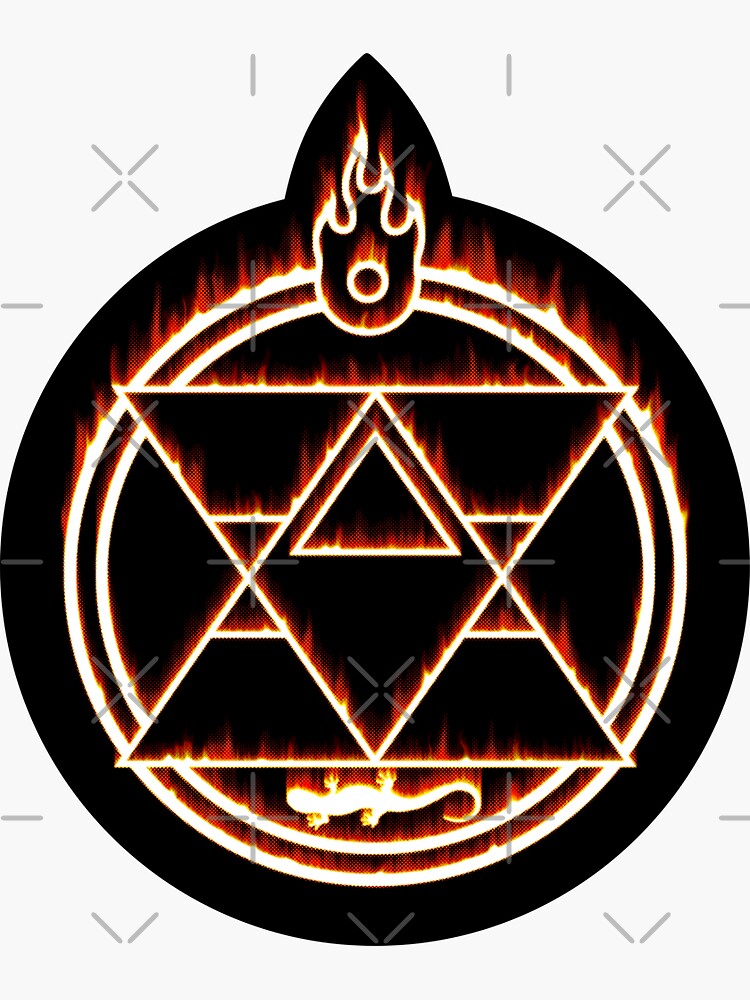"The Flame Alchemist" Sticker for Sale by RevolutionGFX | Redbubble
