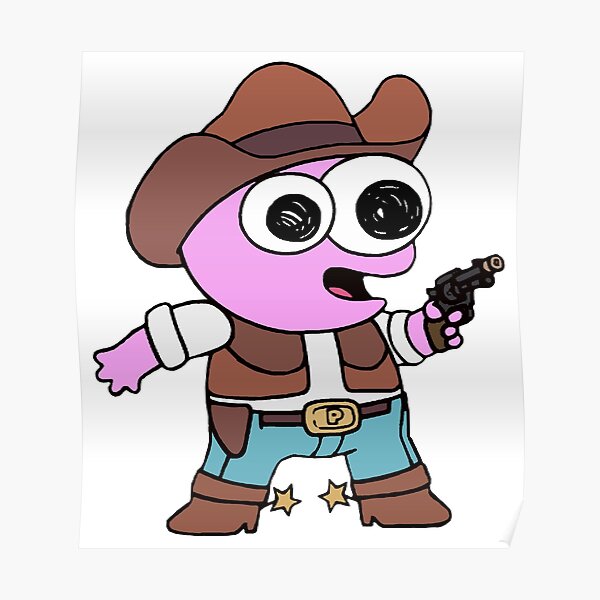 "Smiling Friends Cowboy Pim - Adult Swim" Poster for Sale by ...