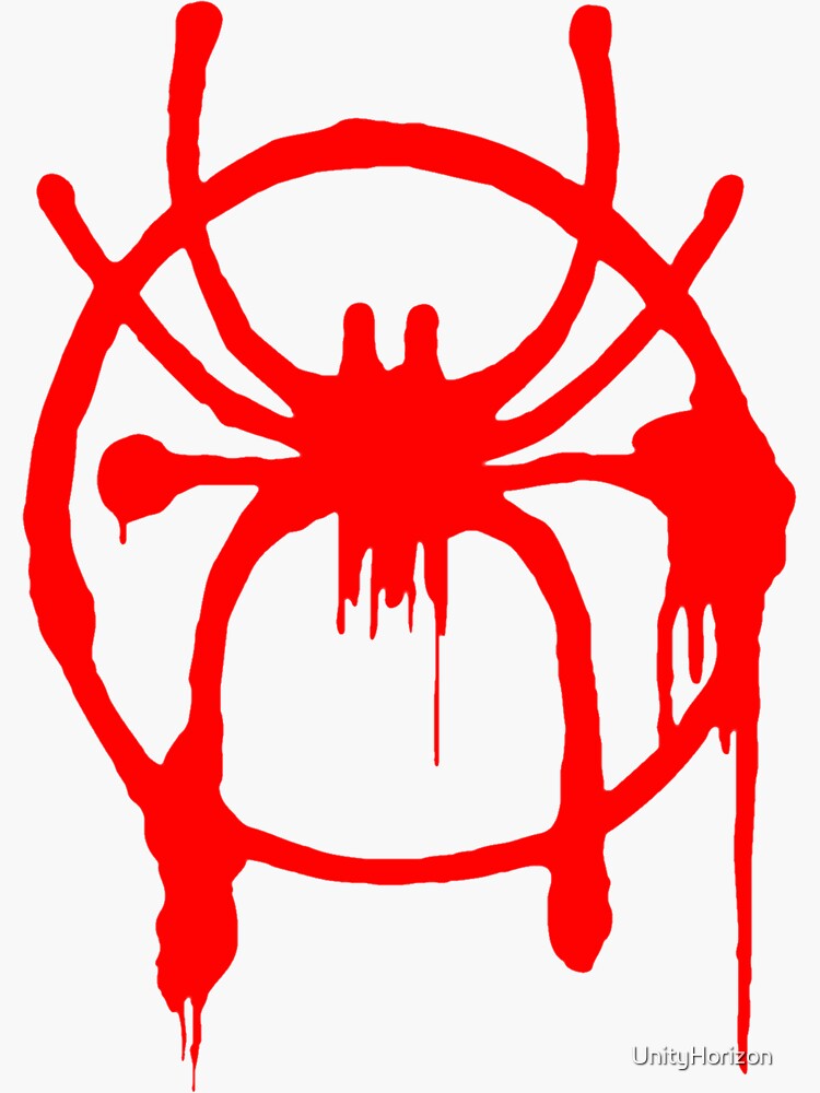 "Spider-Verse Logo" Sticker for Sale by UnityHorizon | Redbubble