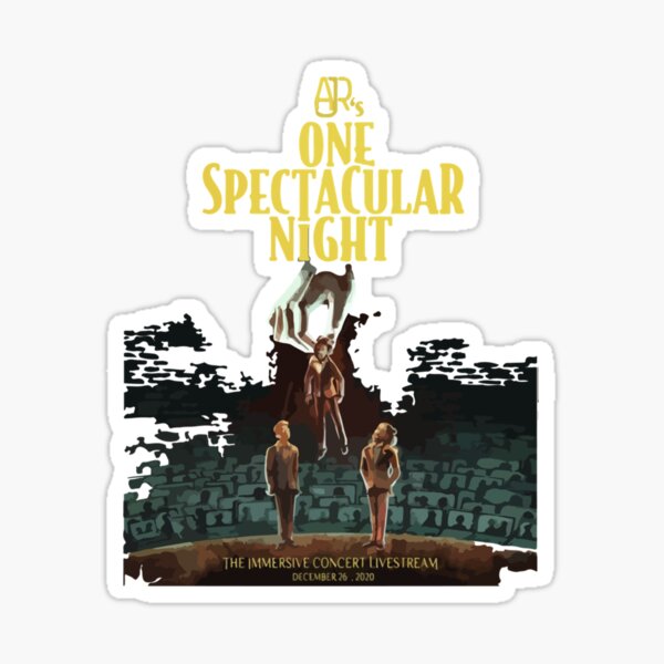 "Ajr One Spectacular" Sticker for Sale by CStrandCloth | Redbubble