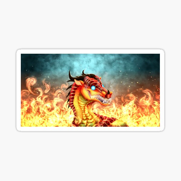 "Wings of Fire Peril" Sticker for Sale by Pantherheart | Redbubble