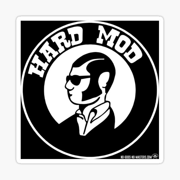 "Hard Mod" Sticker for Sale by niceaesthetics | Redbubble