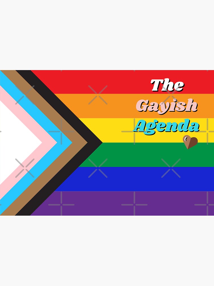 "The Gayish Agenda | Pride month 2023" Sticker for Sale by DainaKHunt ...