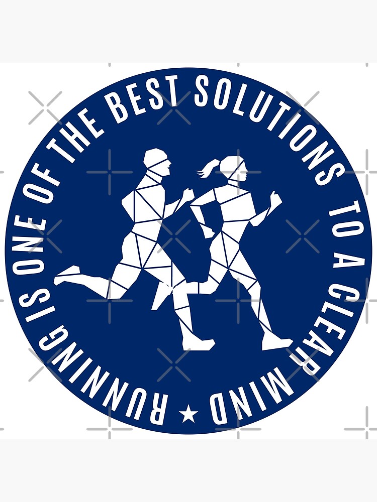 "RUNNING CLEAR MIND" Poster for Sale by Armando-Zarock | Redbubble