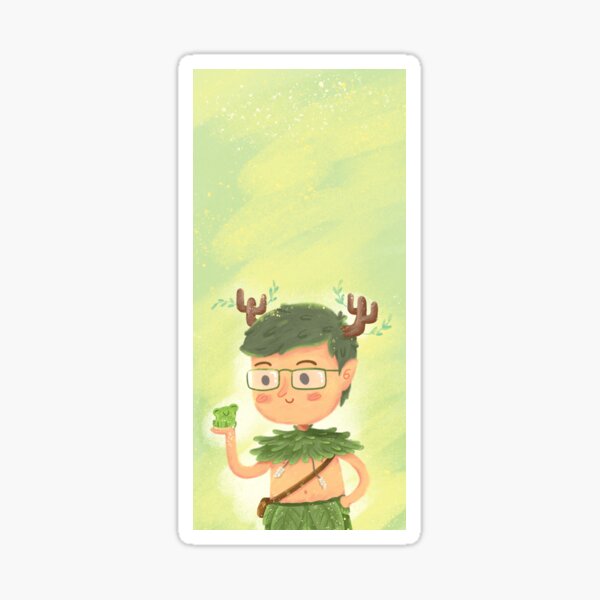 "A jungle boy" Sticker by ThanhYoung | Redbubble