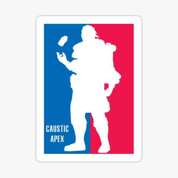 "NBA - Apex Legends Caustic 2" Sticker by CyberVibes | Redbubble