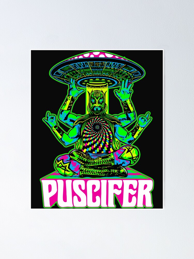 "Alien Spaceship Puscifer" Poster by grayamber | Redbubble