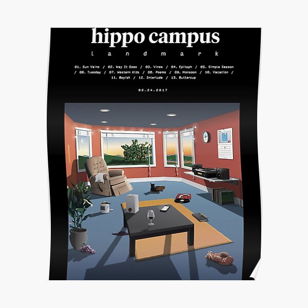 "Hippo Campus - Landmark (2017) Music Album Cover Poster Classic ...