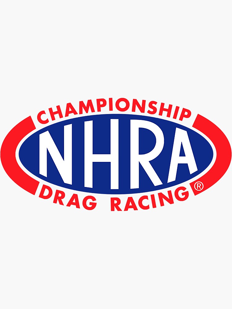"Official Merchandise of NHRA Racing " Sticker for Sale by freemanl ...