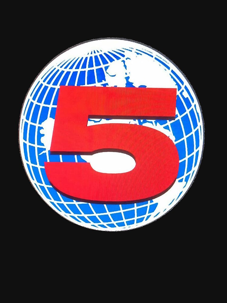 "Channel 5 logo" Essential T-Shirt for Sale by perkinsjaim | Redbubble
