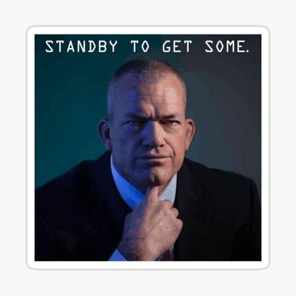 "Jocko Standby To Get Some " Sticker for Sale by TMFApparelU | Redbubble