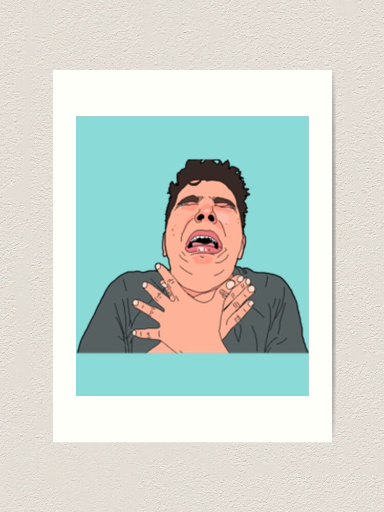 "nikocado avocado cry meme Premium Scoop " Art Print by PIXELFACTION ...