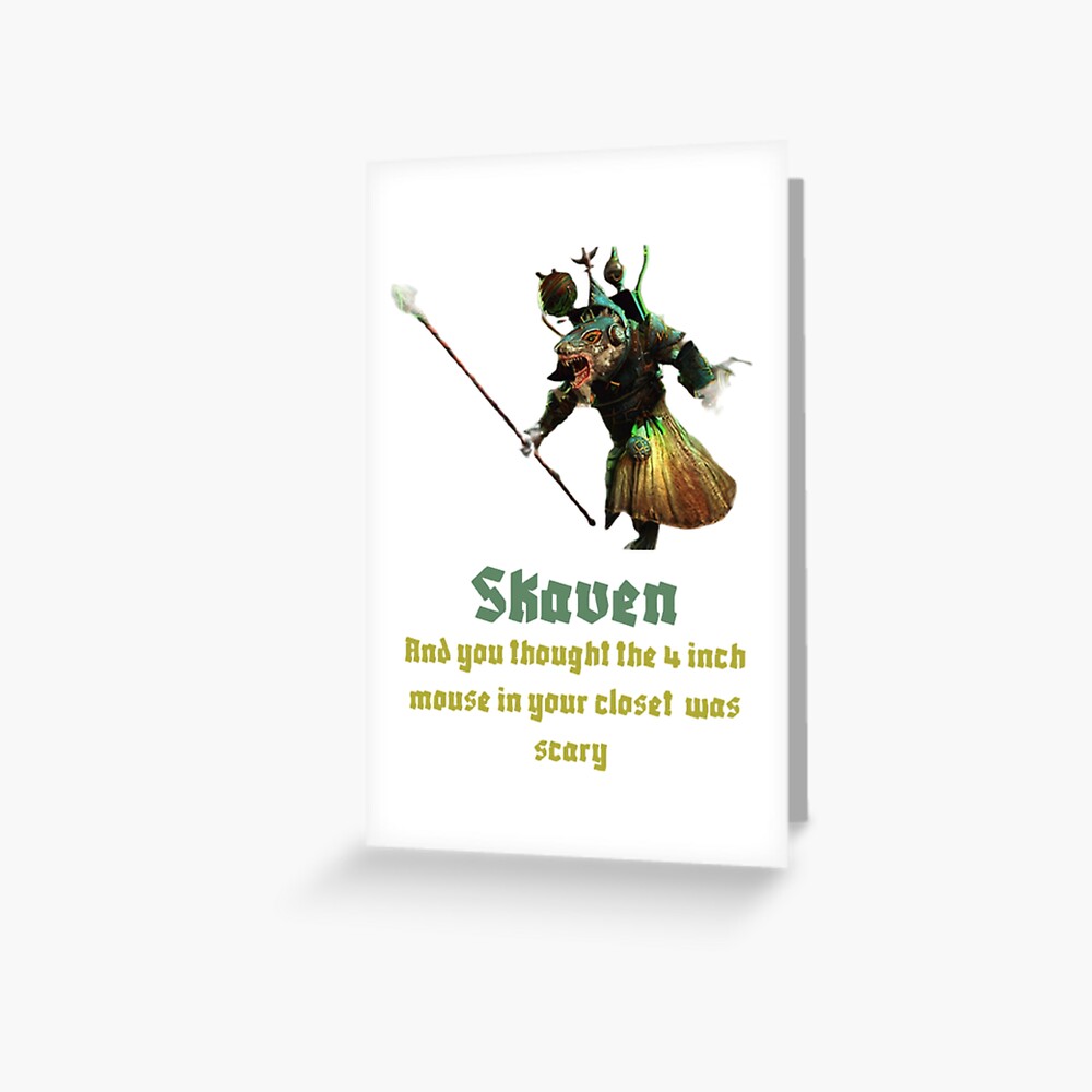 "skaven warhammer" Greeting Card by NkWorks | Redbubble