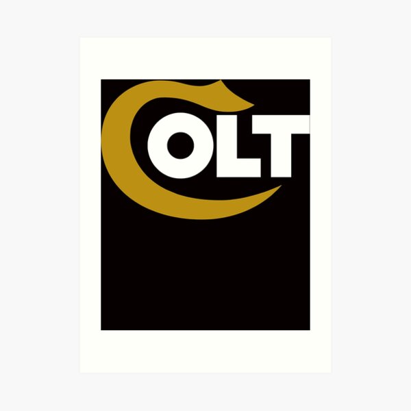 "COLT FIREARMS LOGO " Art Print for Sale by burgesskrist | Redbubble