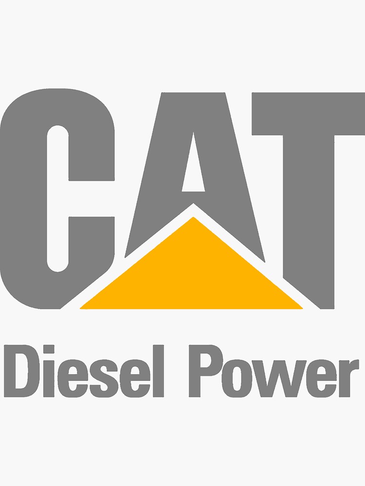 "CAT DIESEL POWER-LOGO" Sticker for Sale by MichaelJack29 | Redbubble