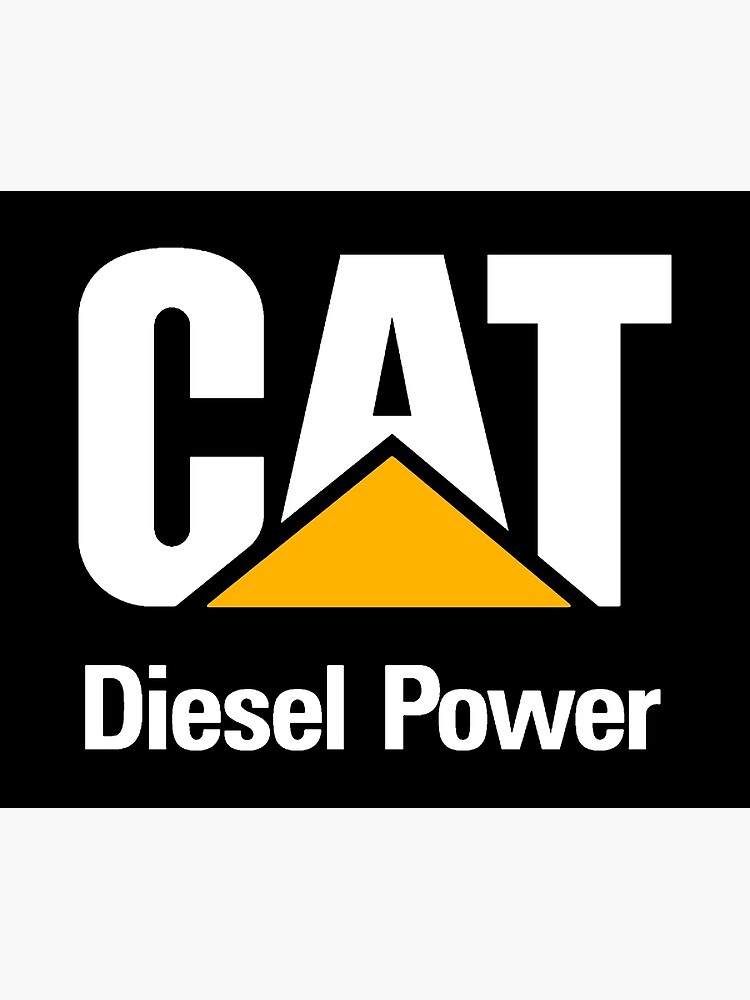 "CAT DIESEL POWER STICKER-LOGO" Photographic Print by AlbertKiano39 ...
