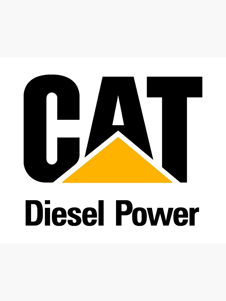 "CAT DIESEL POWER STICKER-LOGO" Art Print for Sale by AlbertKiano39 ...