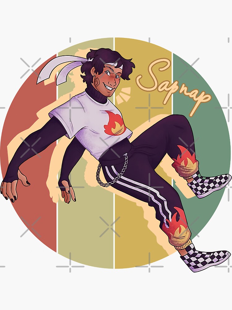 "Sapnap" Sticker by NzzRiza | Redbubble