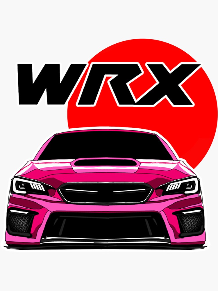 "WRX sti illustration vector art " Sticker for Sale by Markitame ...