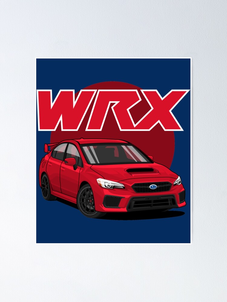 "WRX Subaru JDM Car " Poster for Sale by Markitame | Redbubble