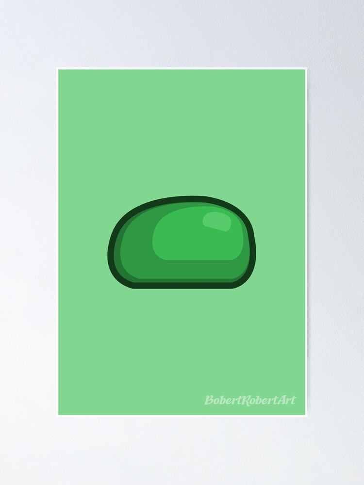 Póster «Green Slime Terraria Enemigo» de BobertRobertArt | Redbubble