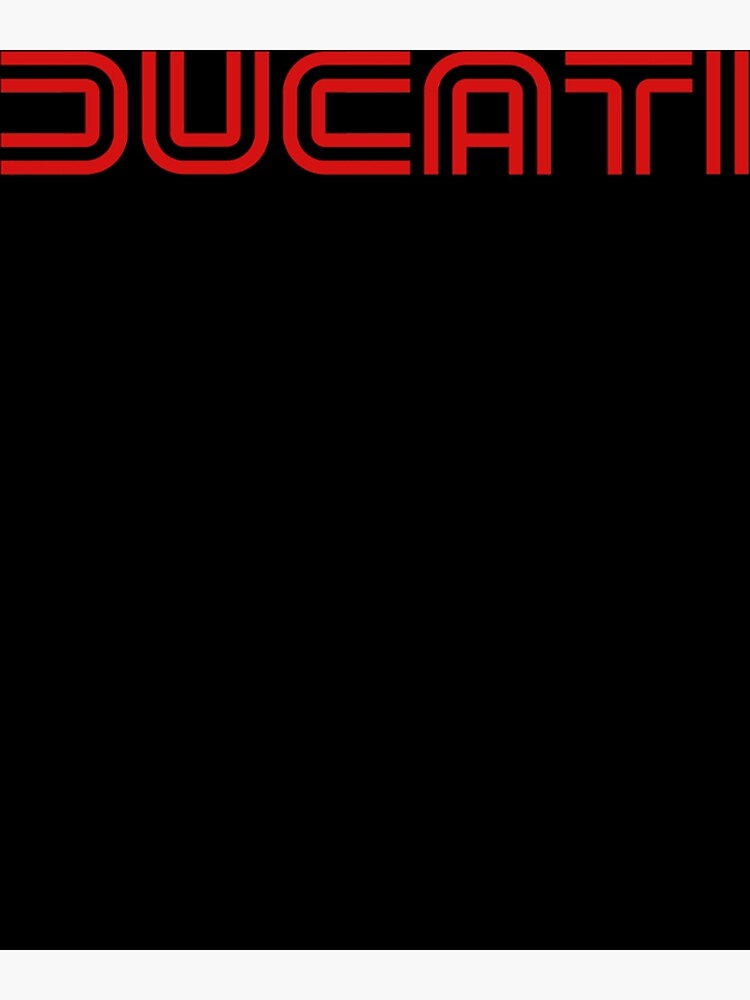 "Ducati Logo " Poster by cunningham0 | Redbubble