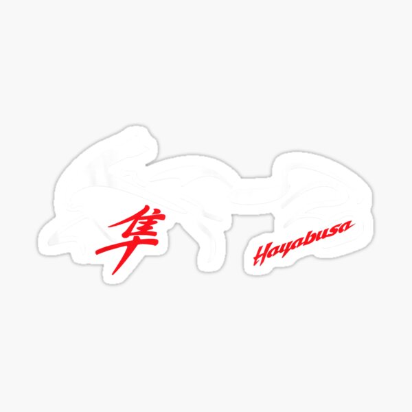 "Suzuki Hayabusa MOTORCYLE" Sticker by DeniseBrenner | Redbubble