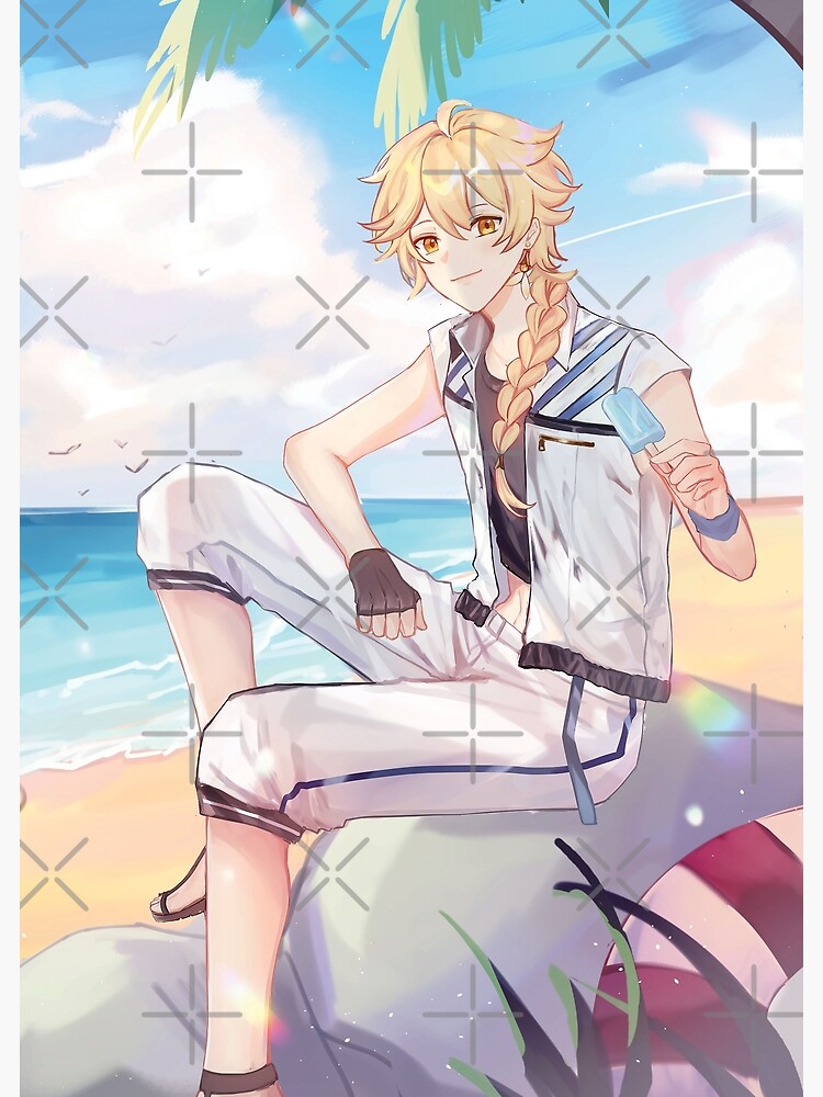 "Traveler Aether Genshin Impact " Poster for Sale by willybatlong ...