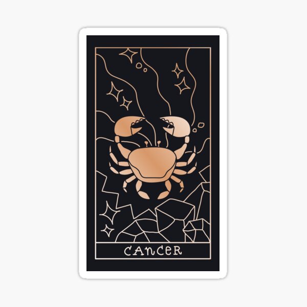 "aesthetic zodiac sign of Cancer" Sticker for Sale by QUIRKY4 | Redbubble