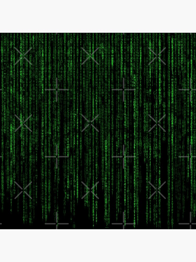 "Matrix Codes" Sticker for Sale by bluAvocado | Redbubble