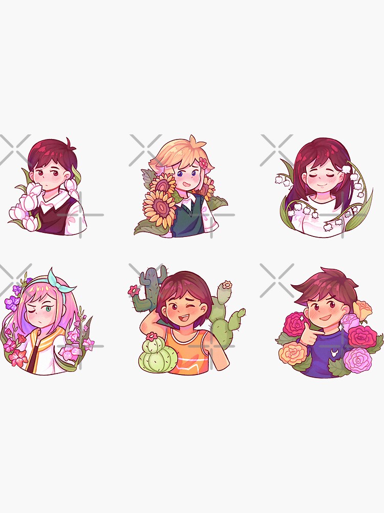 "OMORI set" Sticker for Sale by Didy-414 | Redbubble