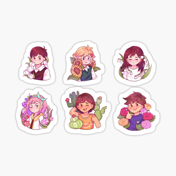 "OMORI set" Sticker for Sale by Didy-414 | Redbubble