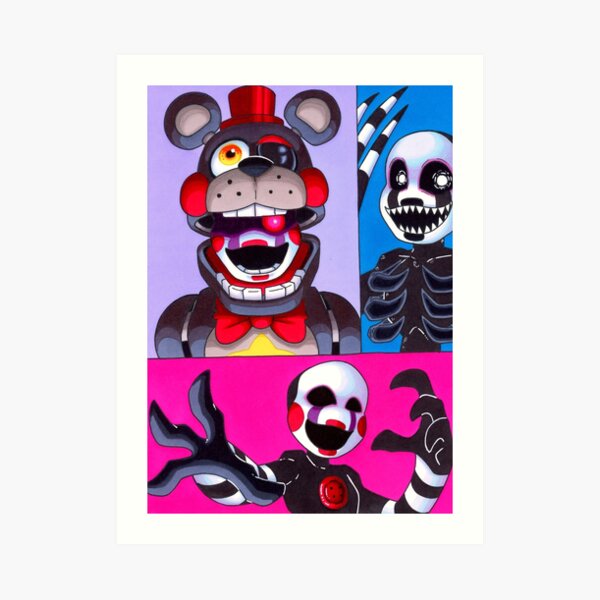 "FNAF Puppet" Art Print by ColaCarnage | Redbubble