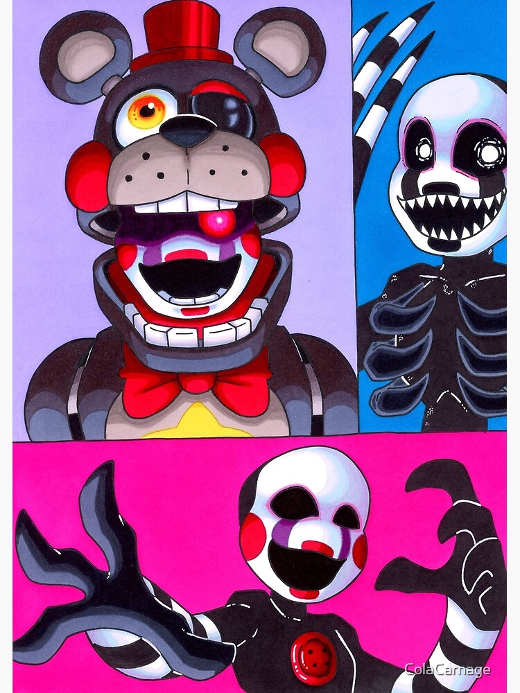 "FNAF Puppet" Art Print by ColaCarnage | Redbubble