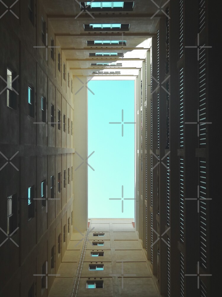 "A Building in the Matrix" Sticker for Sale by monoto | Redbubble